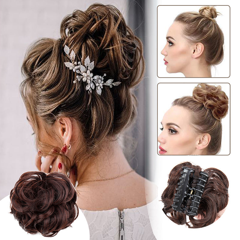 🎀💥New Style Wig Ball Head Clip Hair Band🛍️ Trendy Styling, Effortless ...