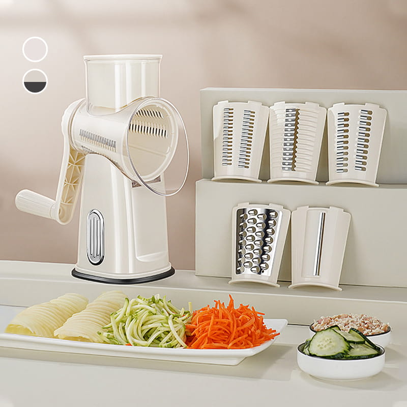 Multifunctional Rotary Vegetable Grater with Handle – welfareis