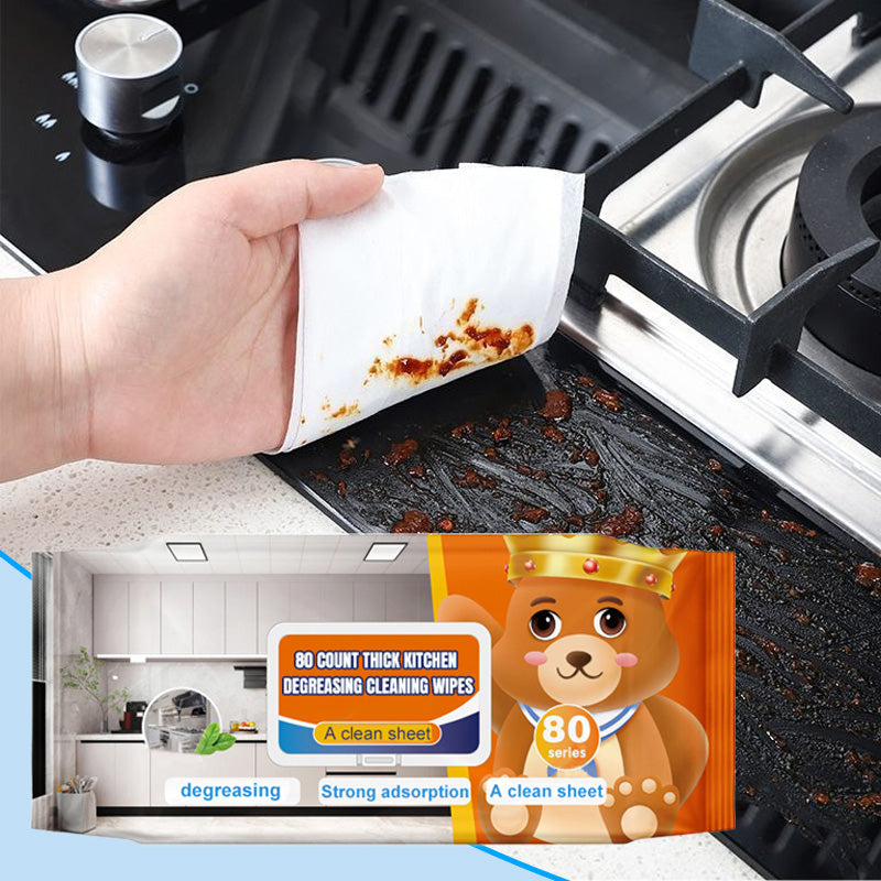 80 Count Thick Kitchen Degreasing Cleaning Wipes – welfareis
